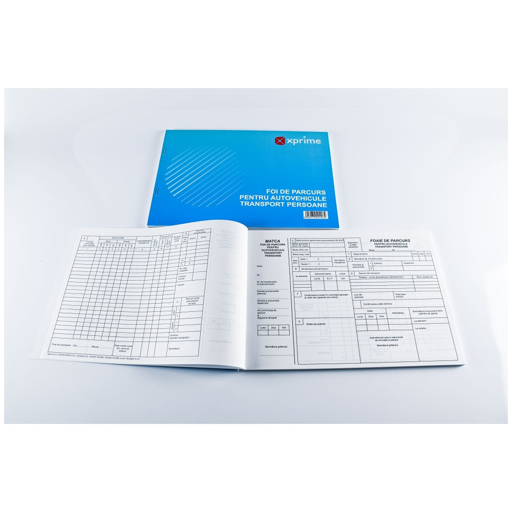 Foi parcurs persoane, A4, 100 file/carnet, coperta carton 300 g/mp ...