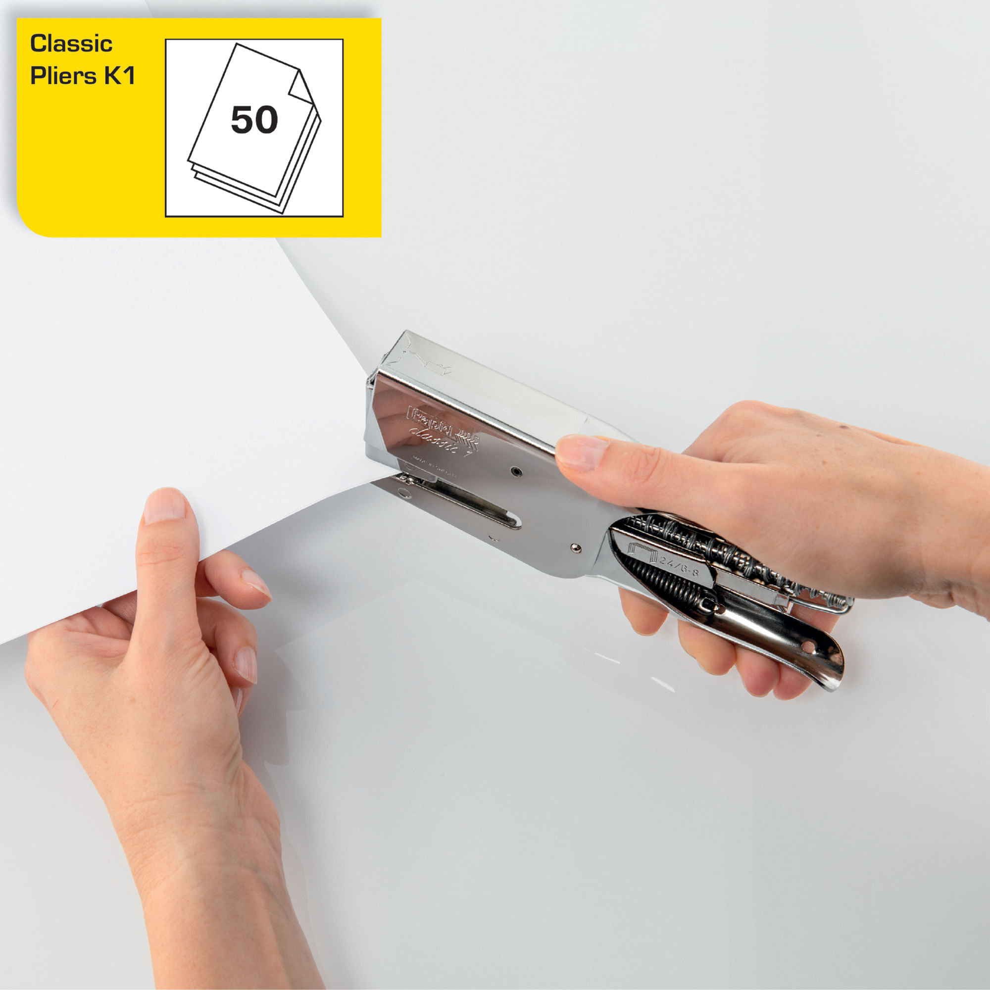 Cumpără acum Capsator metalic Classic Rapid K1, tip cleste, 50 coli ...