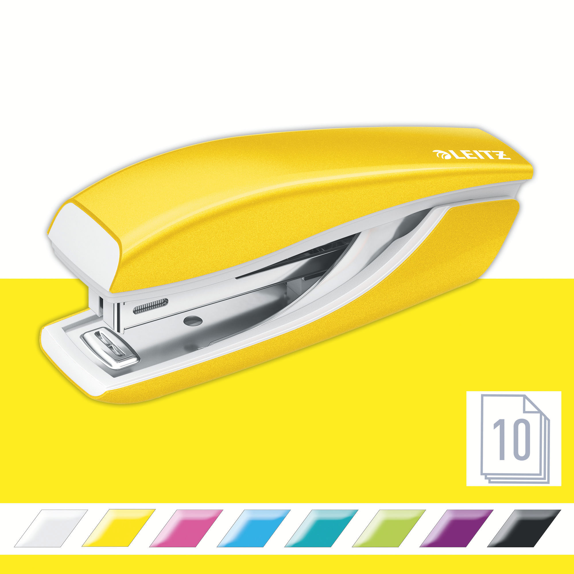 Capsator metalic Leitz WOW 5528 MINI NeXXt Series, 10 coli, 1000 capse ...