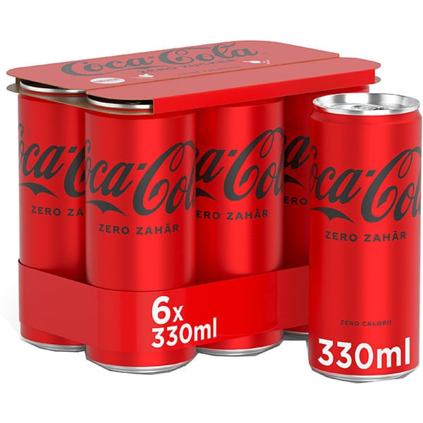 Set 6 doze Coca Cola Zero 330mL - Dacris.net