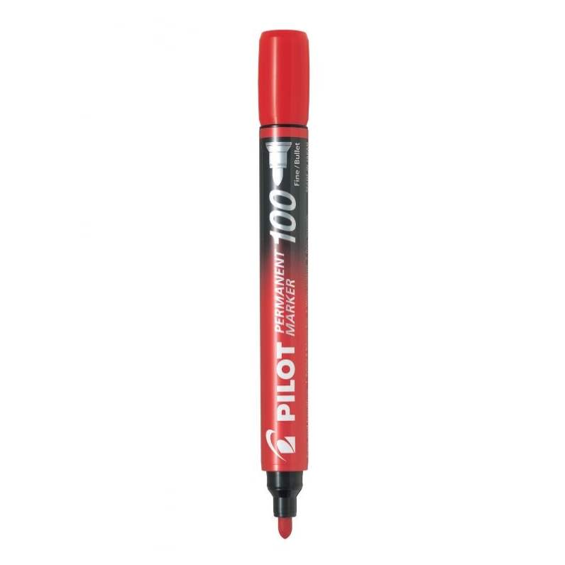 Marker permanent Pilot P100, varf rotund, 2-4.5 mm - Dacris.net