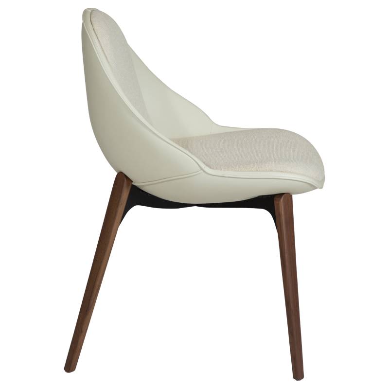 Scaun birou alb Danform Raven Boucle Fabric - Dacris.Net - Dacris.net