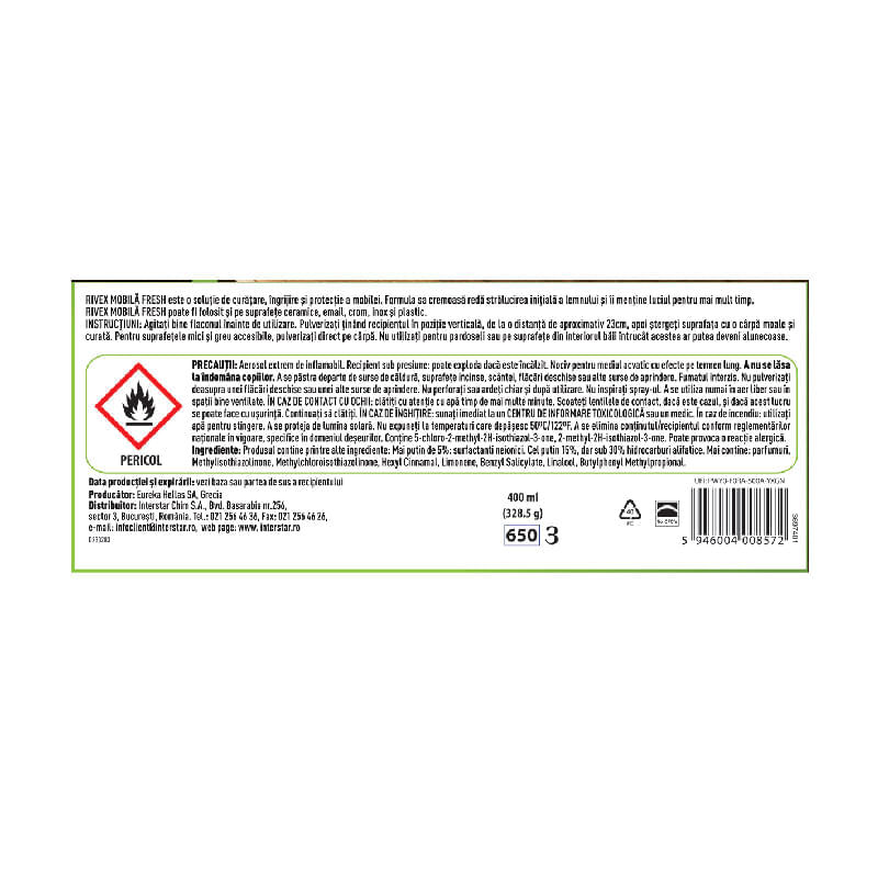 Spray mobila 400ML Rivex Spring - Dacris.net