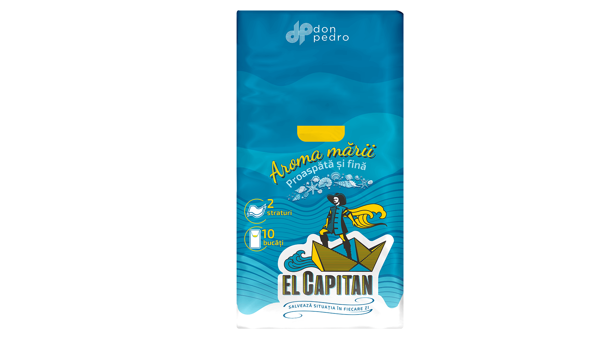 Batiste albe 2 straturi 10 buc/pachet El Capitan - Dacris.net